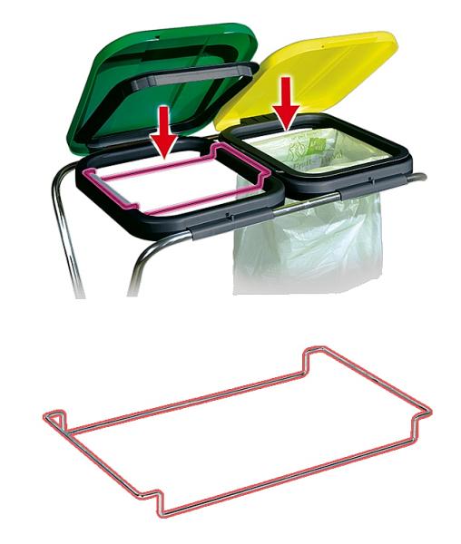 Stojan na pytle Grid-Matik 3 komory | Třídíme odpad | Stojany na pytle ...